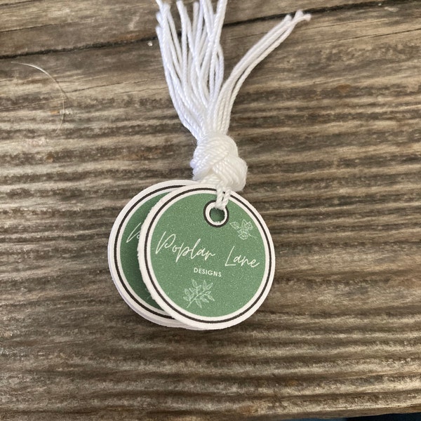 MICRO TAGS 70 Customized 1 Inch Circle Tags Perfect for Jewelry and ...