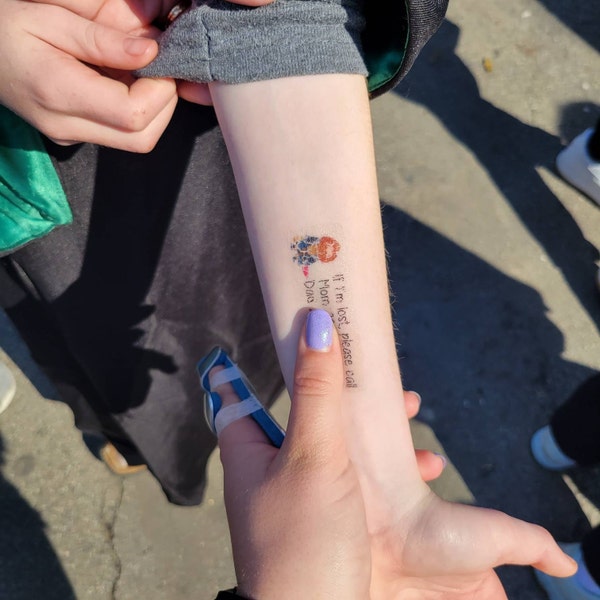 Temptoo - Child Safety Tattoos - Safety ID Tattoos - Temporary Tattoos ...