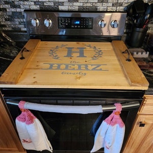 Hand Made Custom Stove Top Cover - Etsy