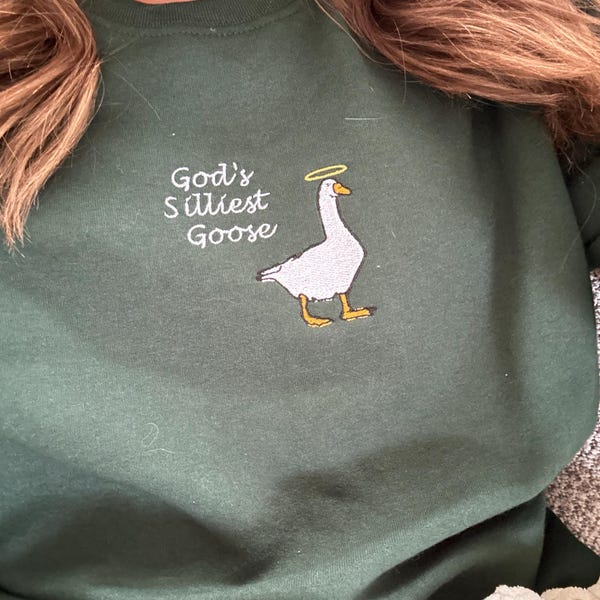 God's Silliest Goose Sweatshirt, Silly Goose Sweatshirt, Funny ...