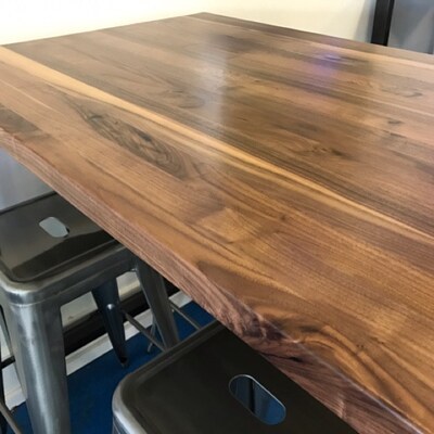 Walnut Butcher Block Table Top Finished // Conference Table, Counter ...