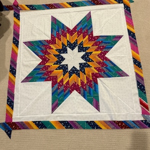 Log Cabin Star Quilt Pattern by Rachel's of Greenfield | Wall Quilt ...
