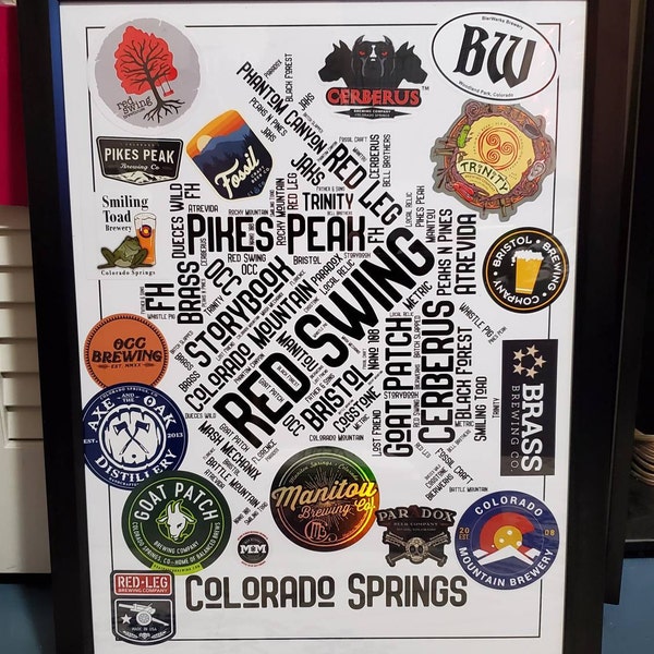 Cincinnati Breweries Map - Etsy