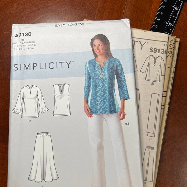 Simplicity Sewing Pattern S9130 Misses' and Women's Tops and Bottoms - Etsy