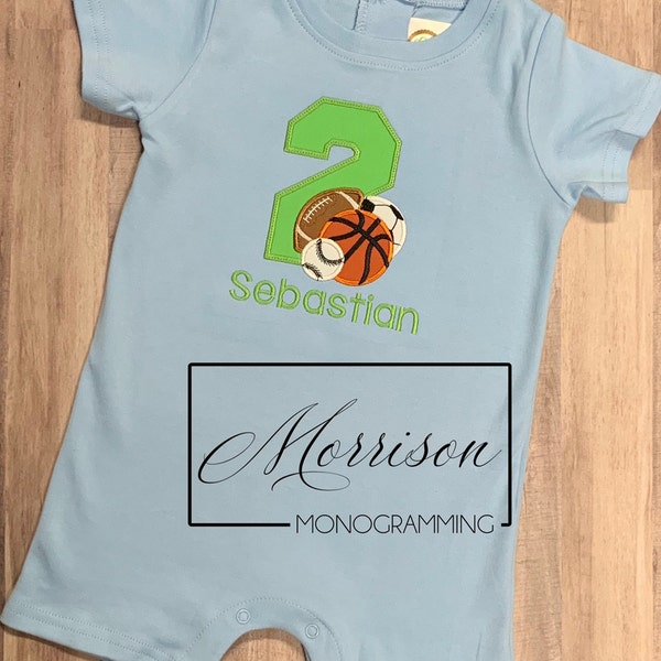 Number Two 2 All Sports Balls Baseball, Football, Soccer and Basketball ...