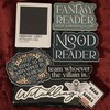 Fantasy Reader Magic and Dragons and Sht Waterproof Book Sticker ...