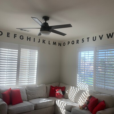 Kids Alphabet Letters, Children Wall Decals, ABC Wall Sticker, Capital ...