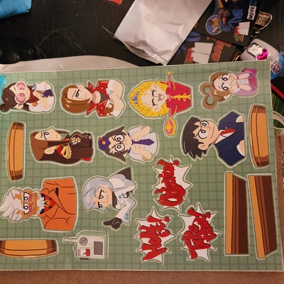 FF6 Character Sprites Vinyl Sticker Sheet - Etsy