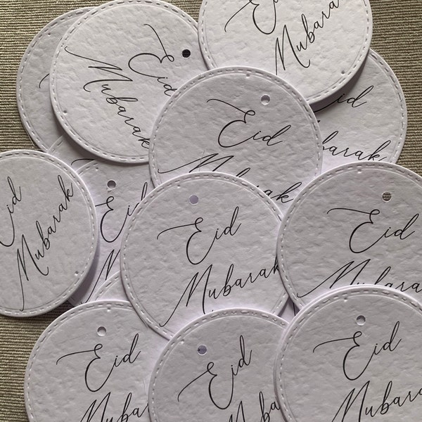 Name Tags, Custom Ivory Tags With Gold Eyelet & Brown Font ...