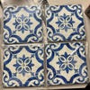 Blue Decorative Ceramic Tile - Vintage Moroccan Design Ceramic Kitchen ...