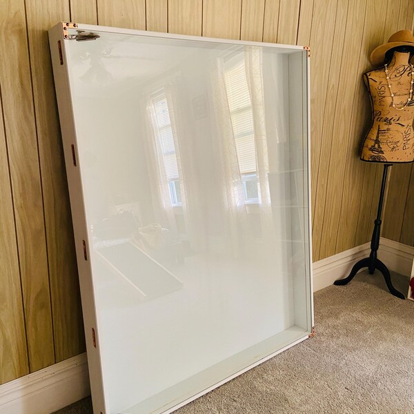 12x28 4 Shadow Box With Lid, English Chestnut, Custom Sizes Available ...