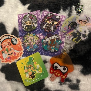 Splatoon Hotlantis IDL Posters Squid Sisters off the Hook Deep - Etsy ...