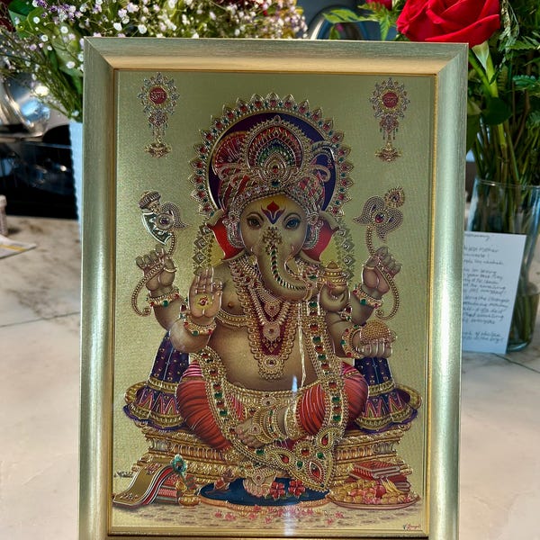 Shree Yantra Print – Ashta Lakshmi Poster – Framed or Unframed Hindu ...