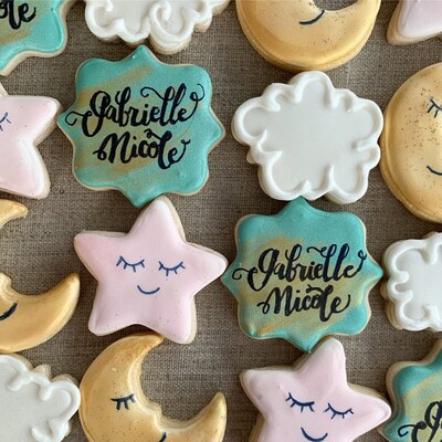 Star Moon Cloud Mini Cookie Cutter Set Mini Cookie Cutters - Etsy