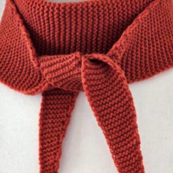 100% Merino Wool Handknit Sophie Scarf | Small Knitted Scarf | Handmade ...