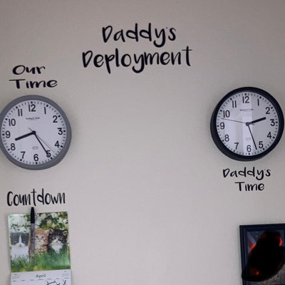 Deployment Wall Decals,deployment Decals,deployment Countdown Wall ...