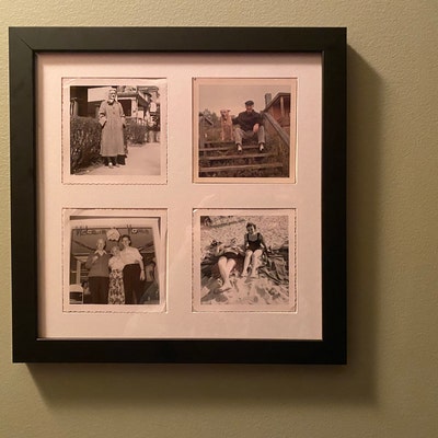 Matted Instagram Collage Photo Frame 4 X 4 Photos Multiple Openings and ...