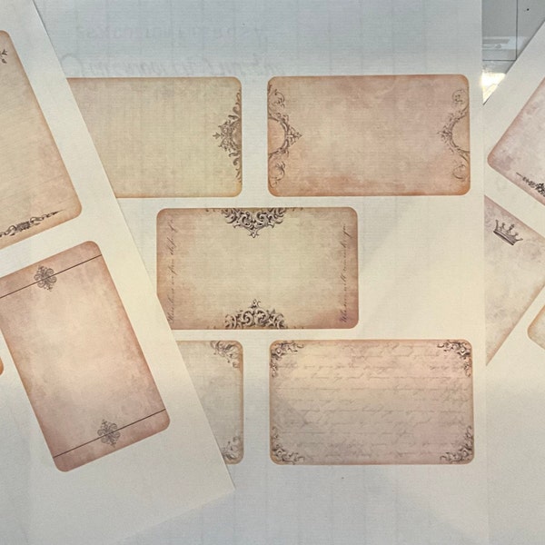 Editable Blank Label, Blank Jar Labels, Shabby Labels, Edit Yourself ...