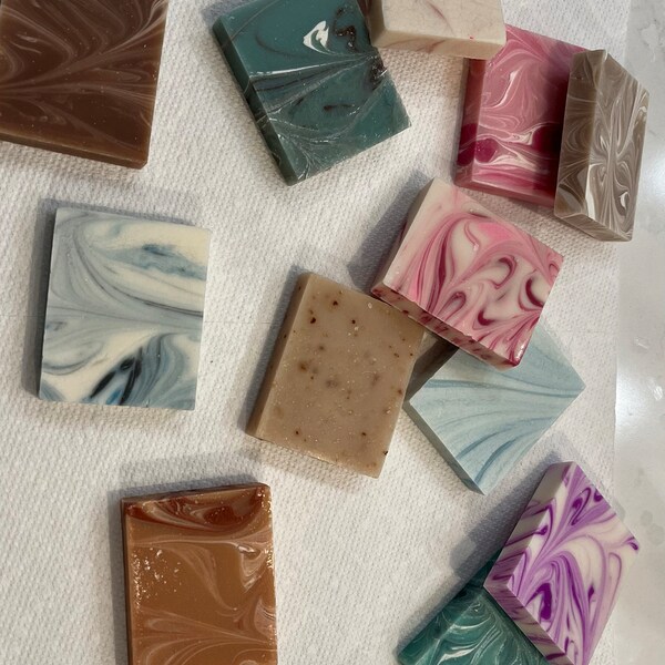 Mix 35 Mini Soaps Baby Shower Favors, Wrapped or Unwrapped, Small Guest ...