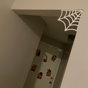 Spider Web Door Corner Gothic Home Decor 3D Printed - Etsy