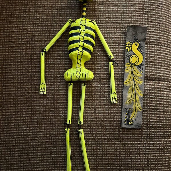Paper Mache Skeleton Figure From Mexico - Etsy