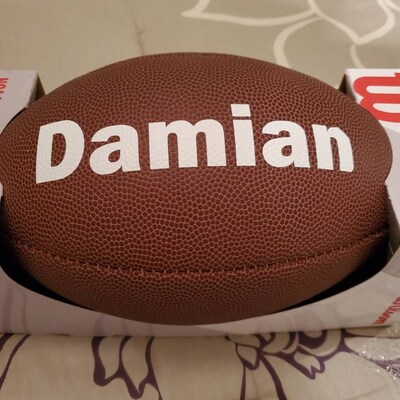 Customized Personalized Wilson NCAA Football, Multiple Sizes Custom ...