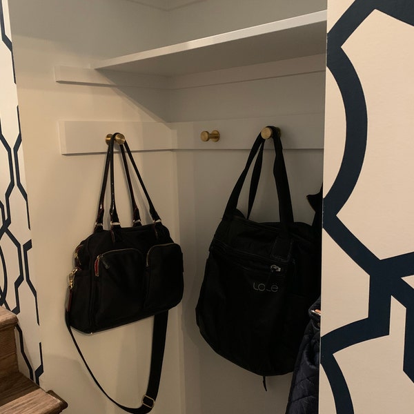 Solid Brass Hook • Heavy-duty Wall Hooks • Brass Home Decor • Brass ...