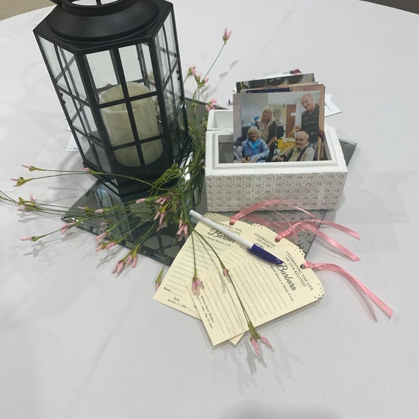 Set of 12 Handmade Share a Memory Tree Tags for Memorial - Celebration ...