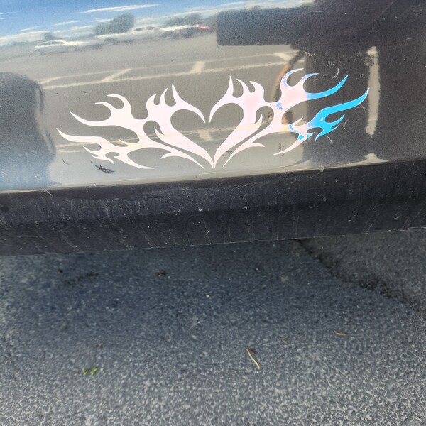 Car Tramp Stamp Vinyl Decal | Rearview Mirror Window Bumper Sticker ...