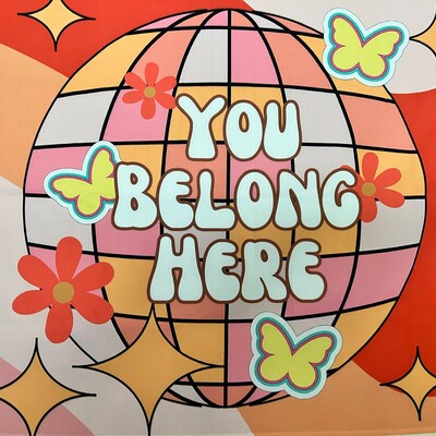 Retro Classroom Decor Calm Decor Indoor Wall Tapestry Uplifting ...