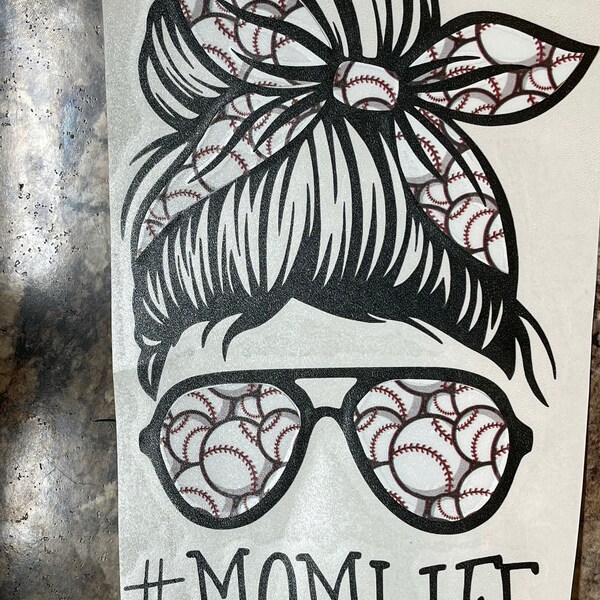 Mom Life Svg- Mom Bun - Etsy