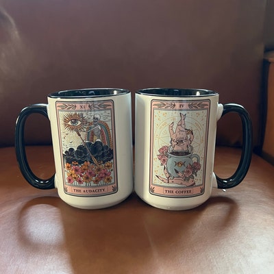 Tarot Card Mug, Occult Tarot Card Coffee Mug, the Coffee Tarot Mug ...
