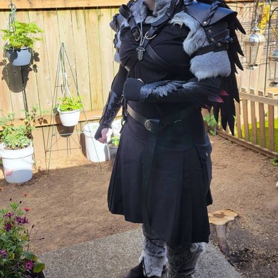 Custom Winged Leather Circlet - Etsy