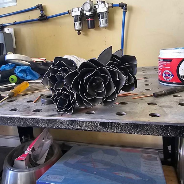 DIY Metal Rose // Metal Rose Kit // DIY Welding Kit // Stem Included ...