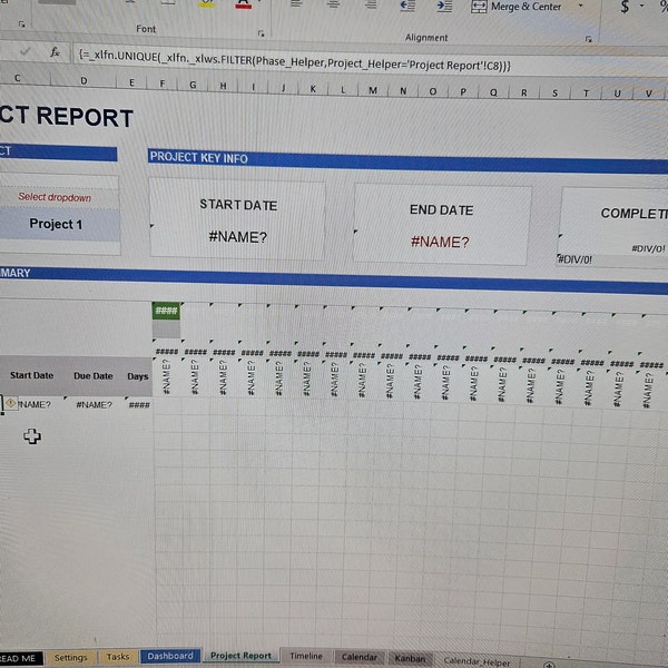 Project Management Template: Google Sheets Task Tracker (digital ...