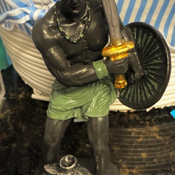 Ogun Statue Blessed With Waters of Ogun~ Estatua De Ogun Bendesida ...