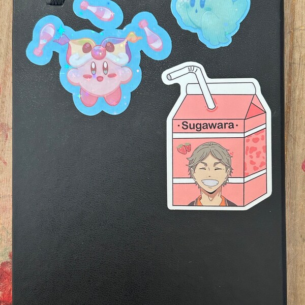 Volleyball Anime Milk Stickers - Etsy