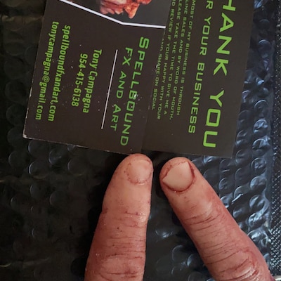 Severed Finger Keychain - Etsy