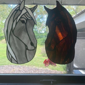 Sheltie Handmade Stained Glass Suncatcher | Etsy