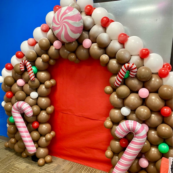 Gingerbread House Balloon Link Tutorial and Plans | Digital Balloon ...