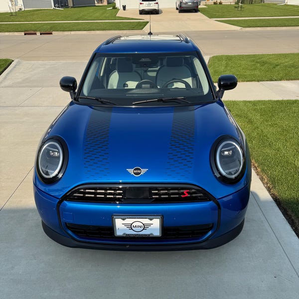 JCW Bonnet Stripes Black & Transparent OEM Spec for Mini Countryman U25 ...