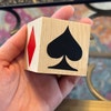 Natural Wood Euchre Trump Cube, "what's Trump?" Cubes, Trump Marker ...