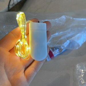 6.5 FT 20 LED String Fairy Lights Copper Wire Battery Powered ...