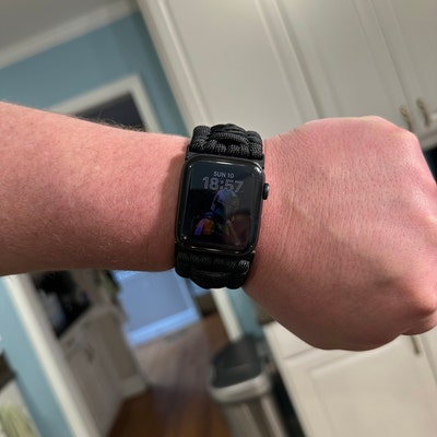 Tefeca Fortitude Series Ultra Wide Hook and Loop Band for Apple Watch ...