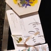 Botanical Card Pressed Flowers Real Flowers, Dried Handmade Floral Card ...