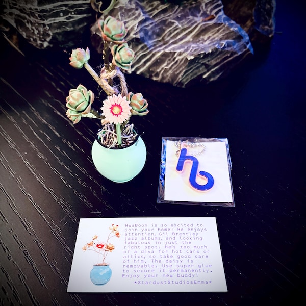 Maybe Happy Ending Hwaboon Broadway Musical Mini Desk Plant Ornament - Etsy