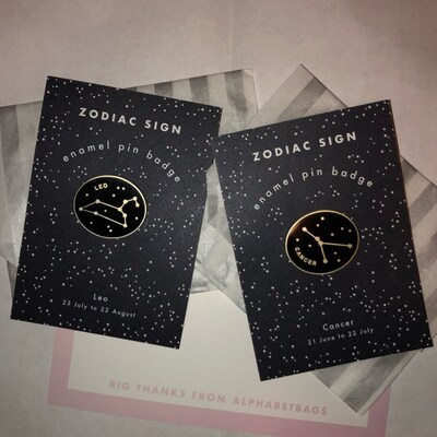 Leo Pin Zodiac Pin Constellation Enamel Pin Hard Enamel Pin Enamel Pin ...
