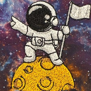 Phases of the Moon With Stars Large Machine Embroidery Design. 3 Sizes ...