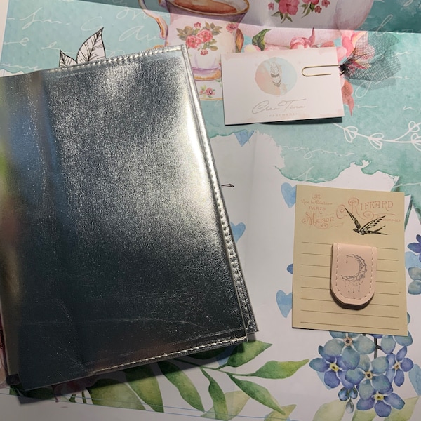 Travel Notebook Wallet Insert, Additional Zip Pockets for Colorful Faux ...