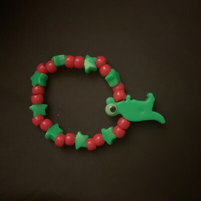 2D DNA Rainbow Kandi Cuff Bracelet in Black or White. Perfect for Any ...